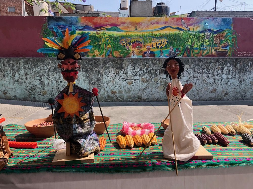 Oaxaca Mural Documents Struggle to Defend Native Corn - resilience