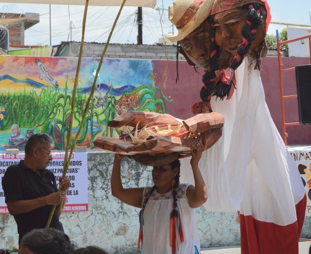 Oaxaca Mural Documents Struggle to Defend Native Corn - resilience